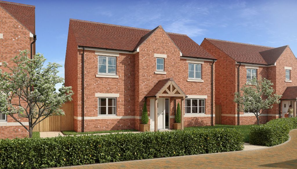 New build homes in Grove Farm, Royal Wootton Bassett, Wiltshire